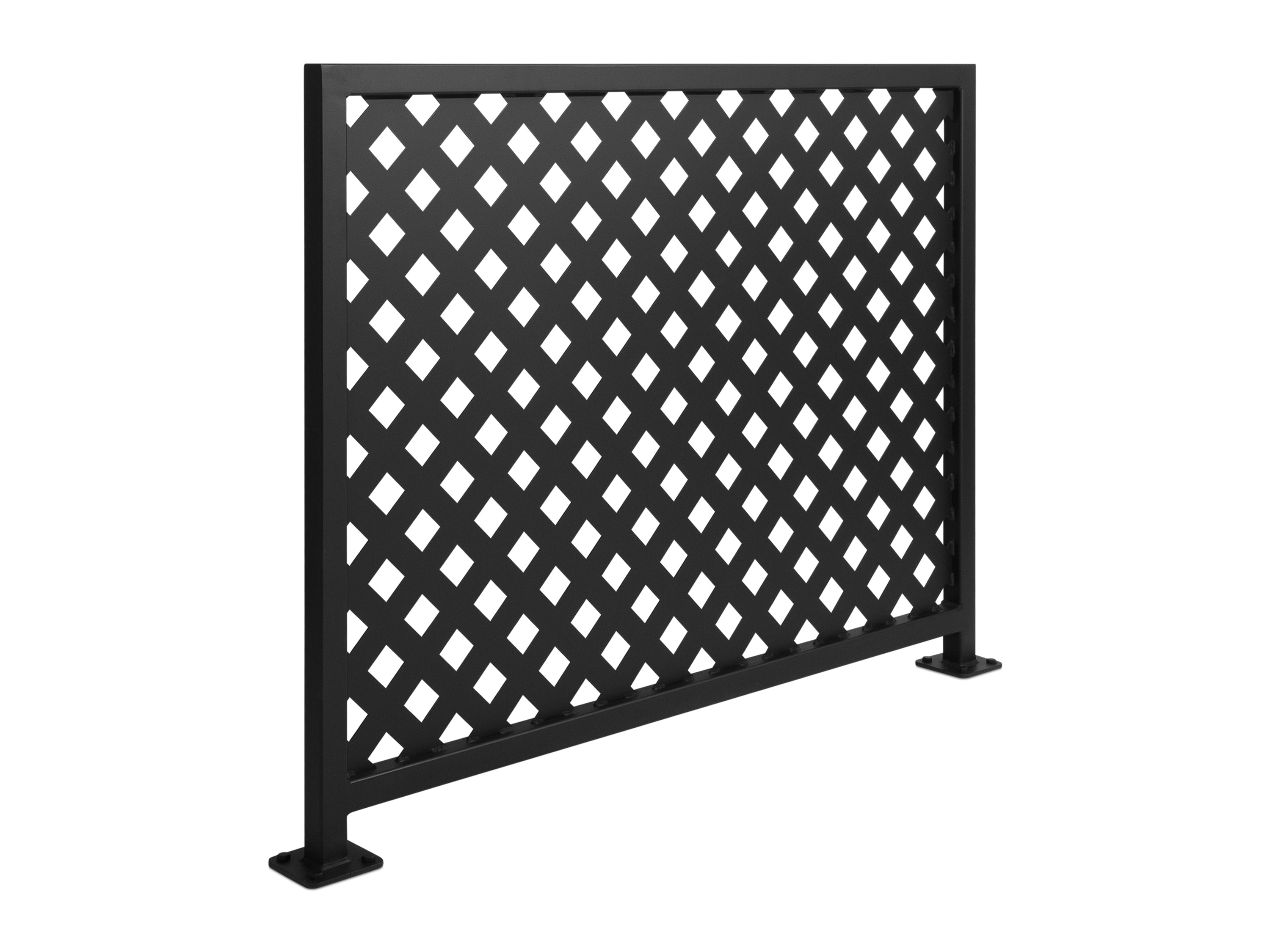 Wrought Iron Balcony Railing/Handrail | Diamond Design Model 2 – SI ...