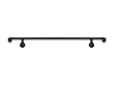 Hand-Forged, Modern Wrought Iron Handrail | Volute Fist – SI Handrails