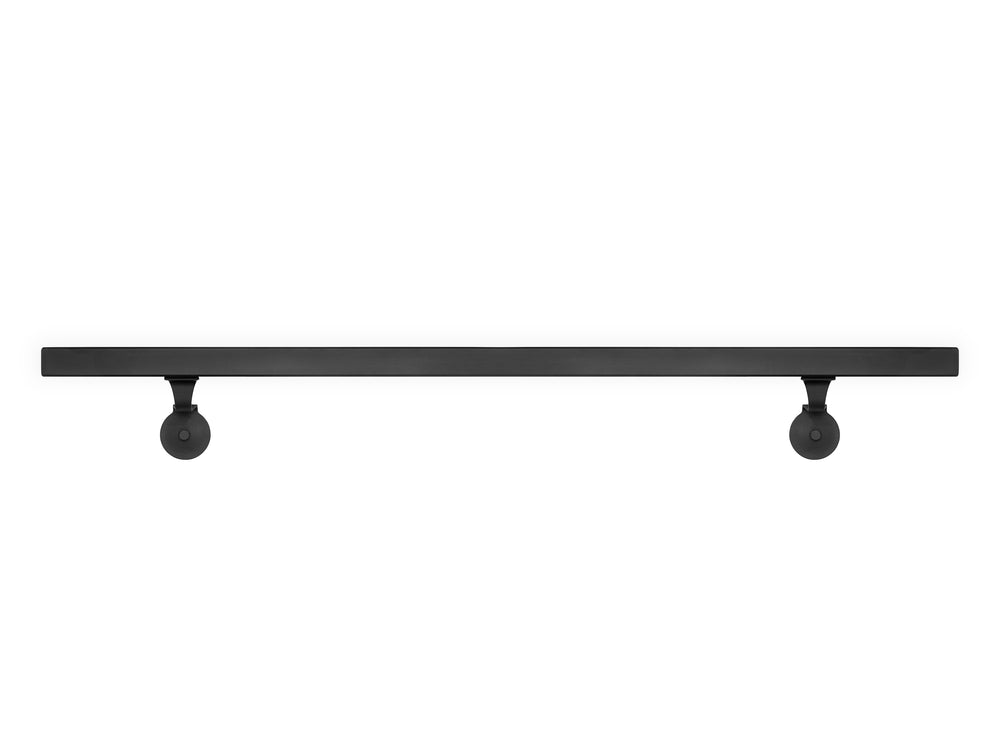 Custom Modern Wrought Iron Handrail | Square Elbow Model – SI Handrails