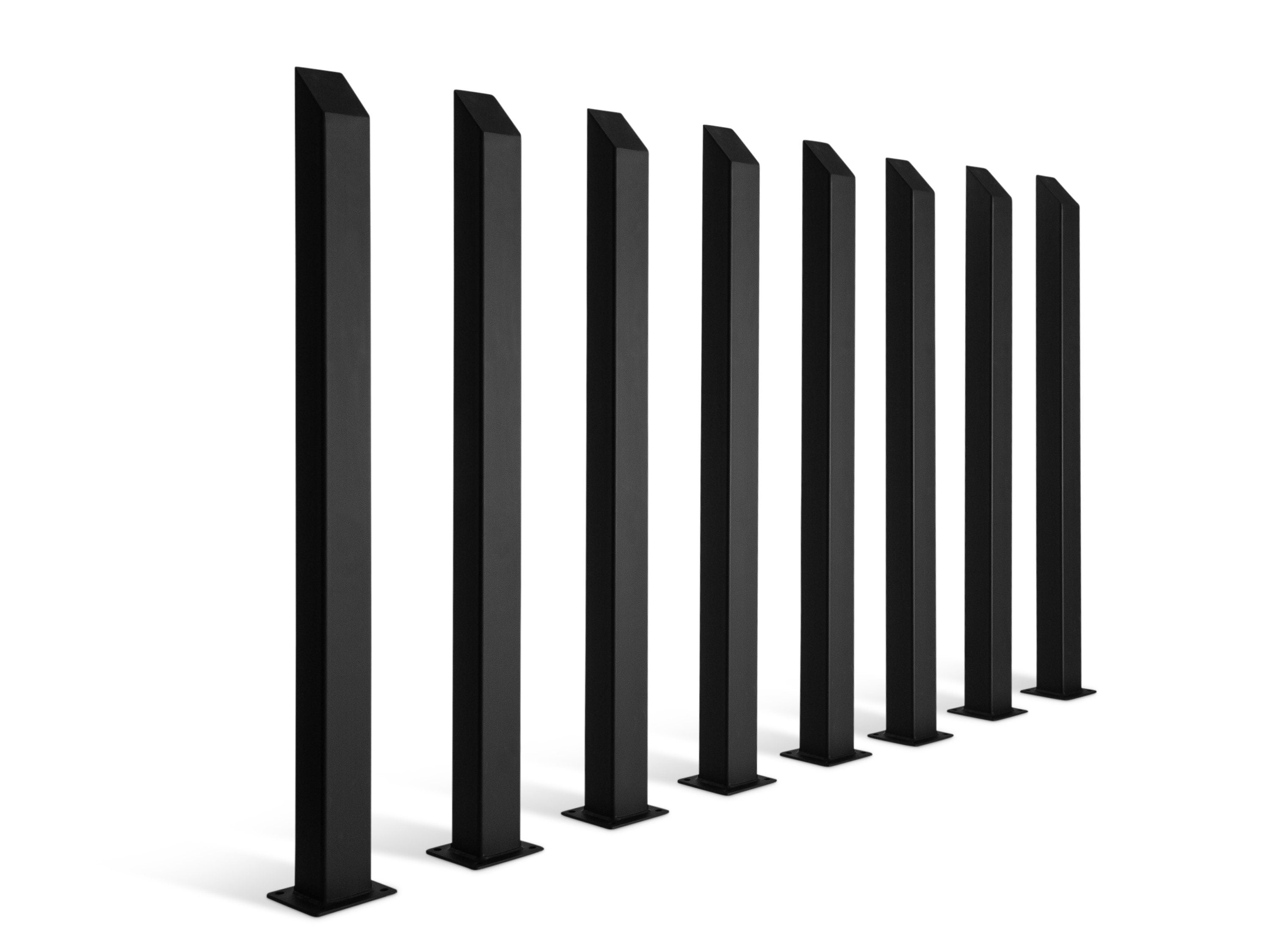 3'' x 3'' Metal Fence Post | Modern DIY Metal Posts – SI Handrails