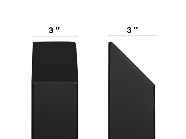 3'' x 3'' Metal Fence Post | Modern DIY Metal Posts – SI Handrails