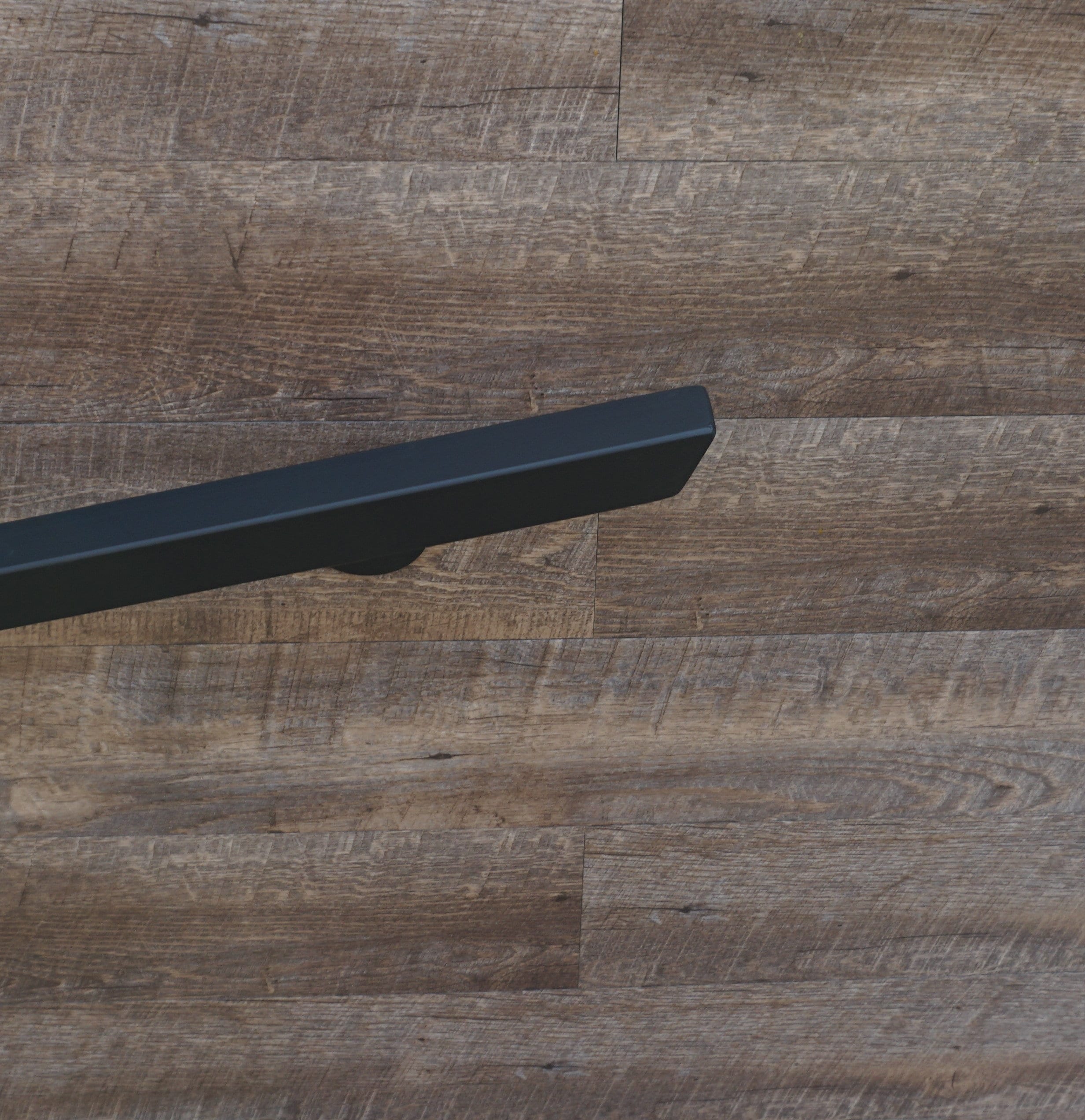 Modern Wrought Iron handrail, End Wall Mount steel hand rail, Stair St ...